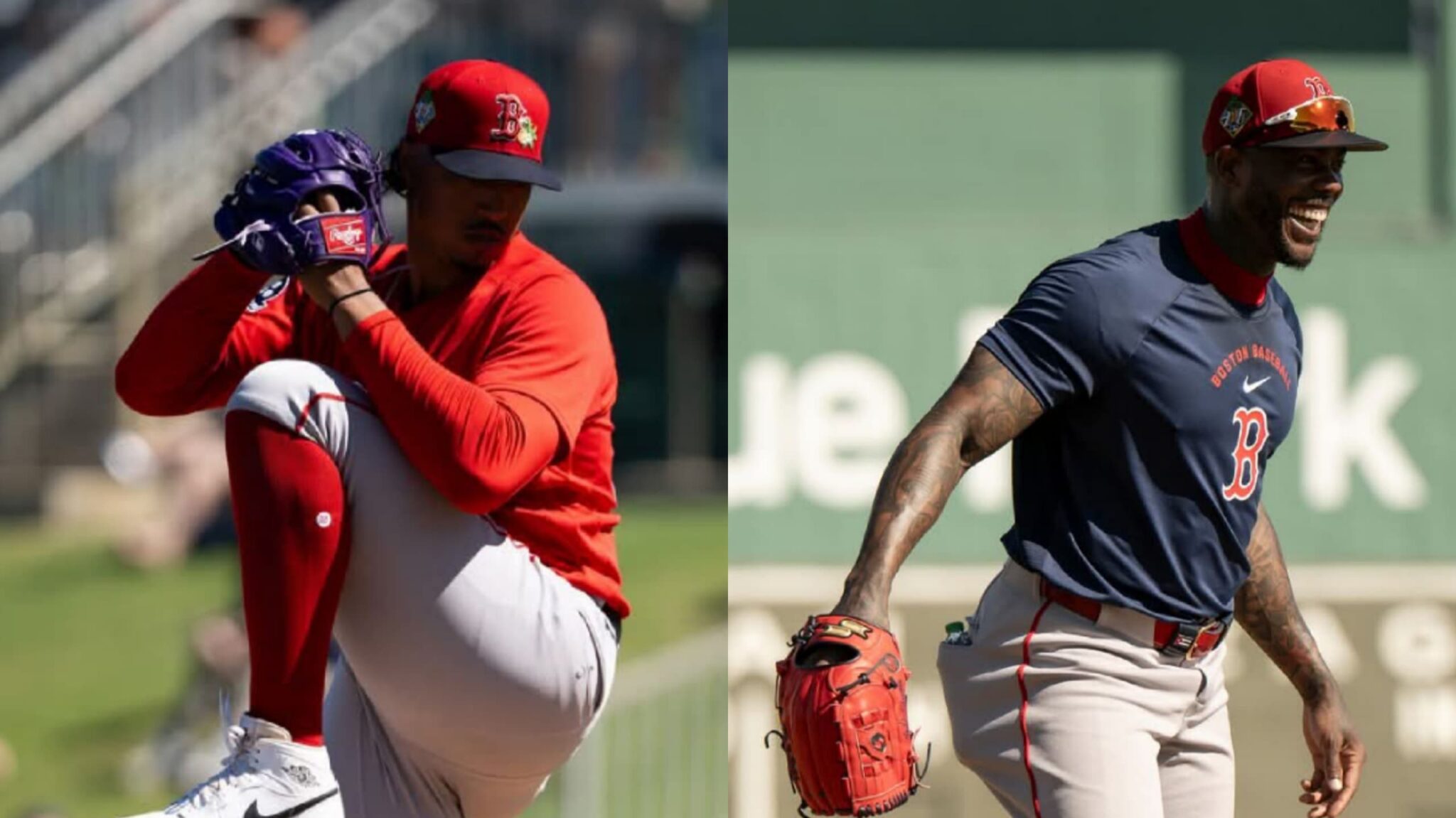 Johan Oviedo y Aroldis Chapman sufren en Spring Training